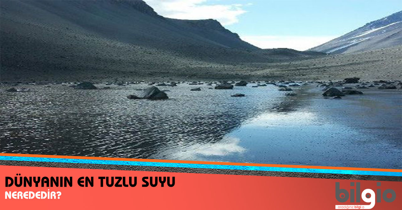 Dünyanın En Tuzlu Suyu Nerede Bulunmaktadır ? | Bilgio.Net Dünyanın En Tuzlu Suyu Nerede Bulunmaktadır ? | Bilgio.Net